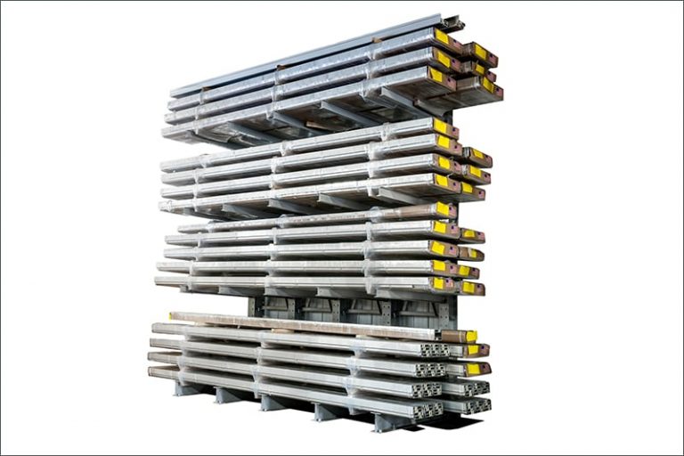 Industrial Storage Racks for Plastic & Aluminum Extrusions