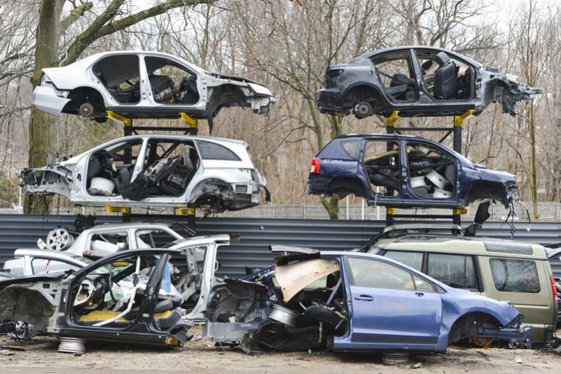 Vehicle Storage Racks | Salvage Yard Racking Systems