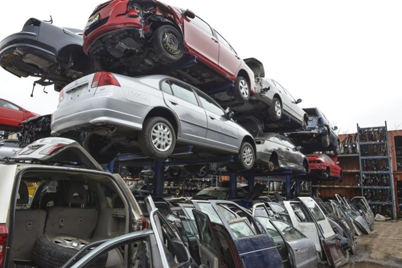 Vehicle Storage Racks | Salvage Yard Racking Systems