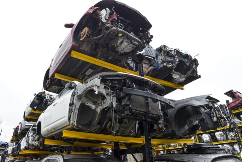 Vehicle Storage Racks | Salvage Yard Racking Systems