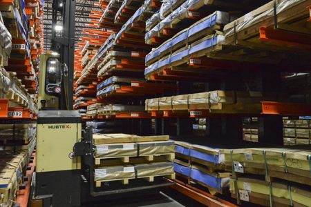 Heavy-Duty Cantilever Storage Racks | I-Beam Racking