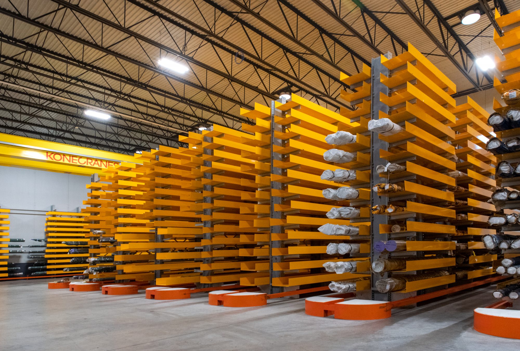 Heavy-Duty Cantilever Storage Racks | I-Beam Racking
